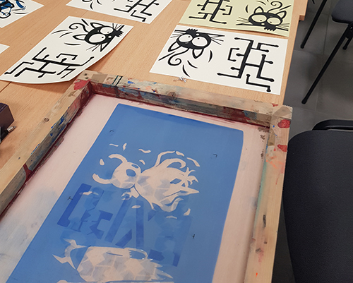 Atelier découverte de la sérigraphie - Grains d'Art